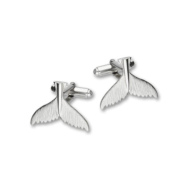 Humpback Whale Fluke Silver Cufflinks FCL 1 – Fluke Jewellery